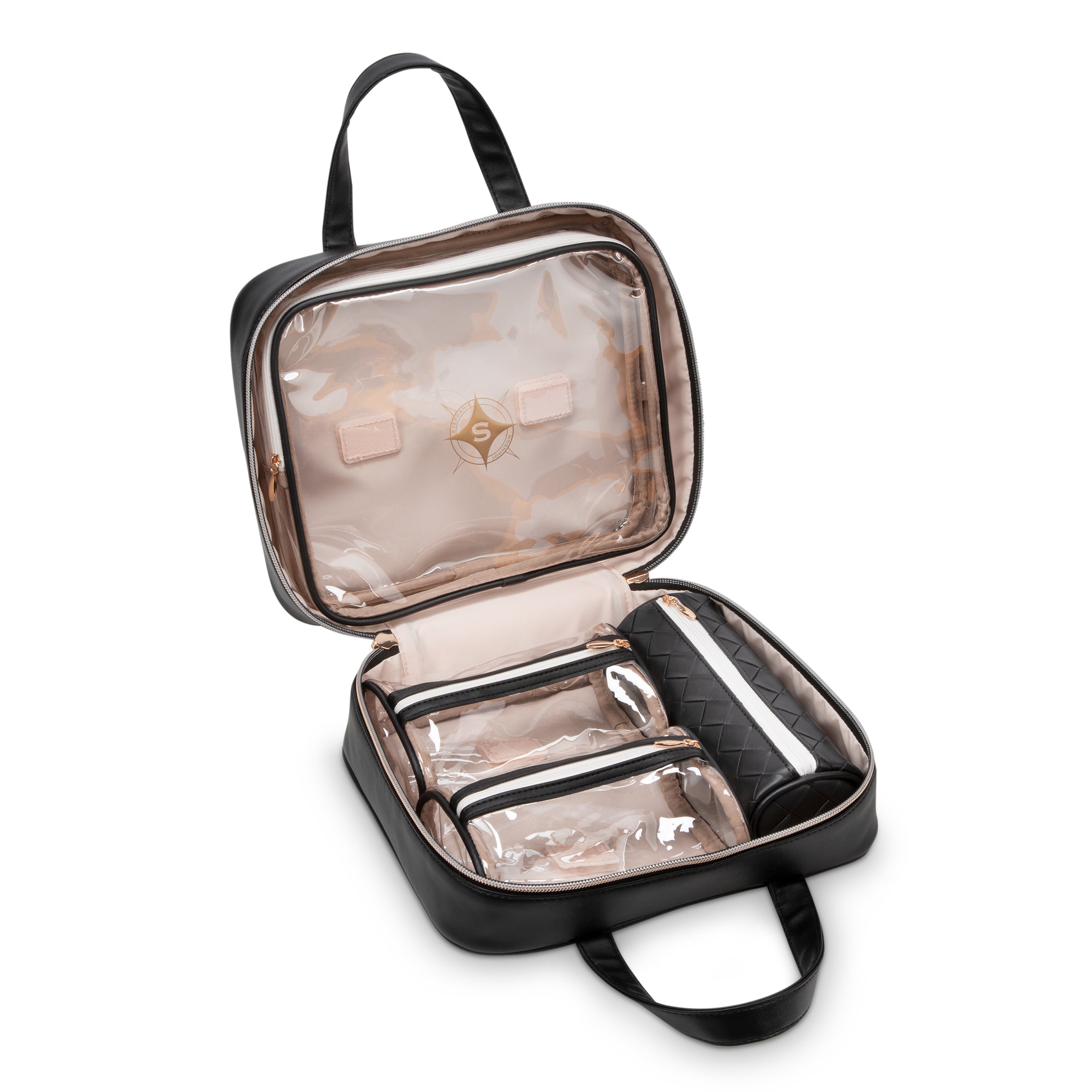Large Travel Makeup Organizer Bag | Martha Stephanie Johnson