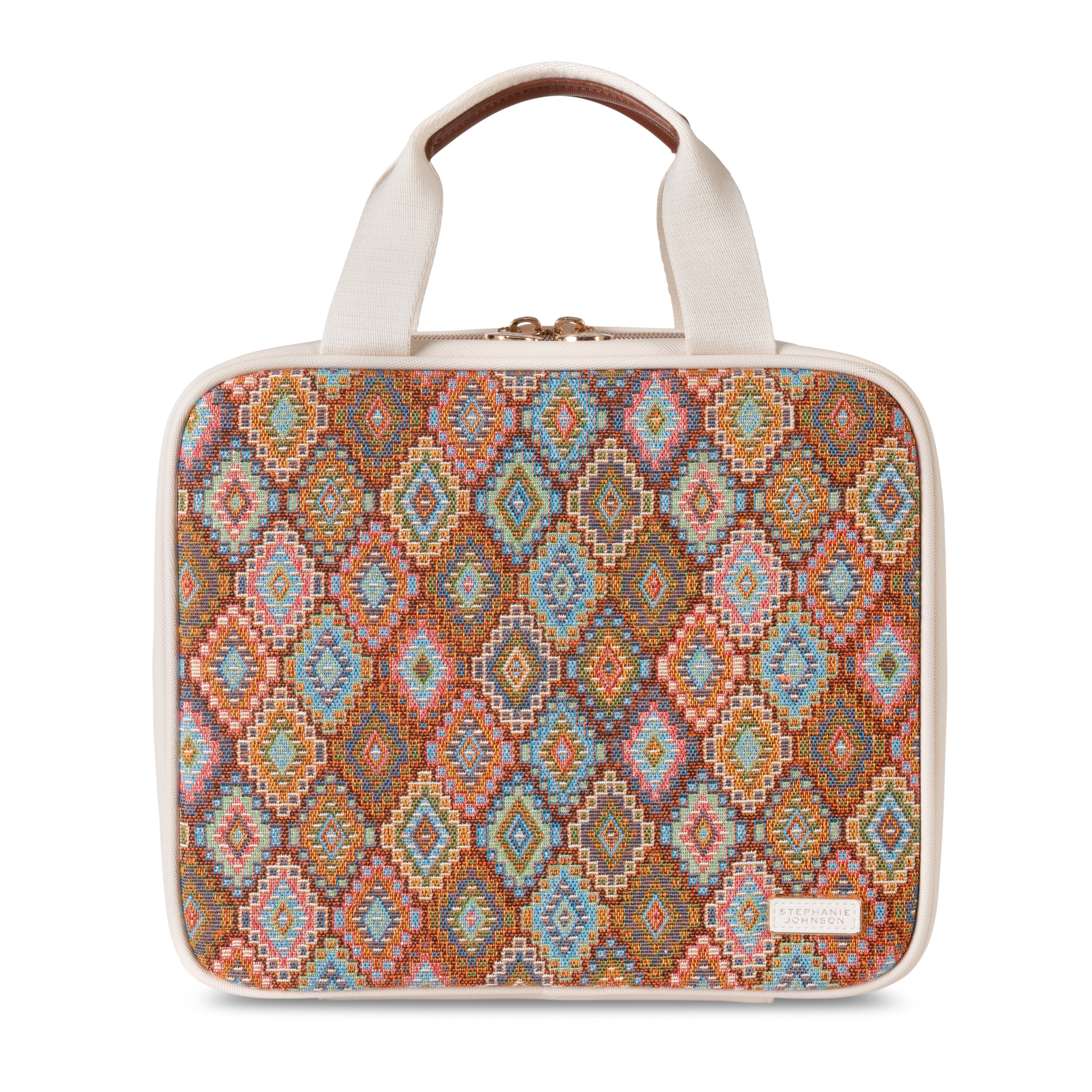 Large Travel Makeup Organizer Bag | Martha Stephanie Johnson