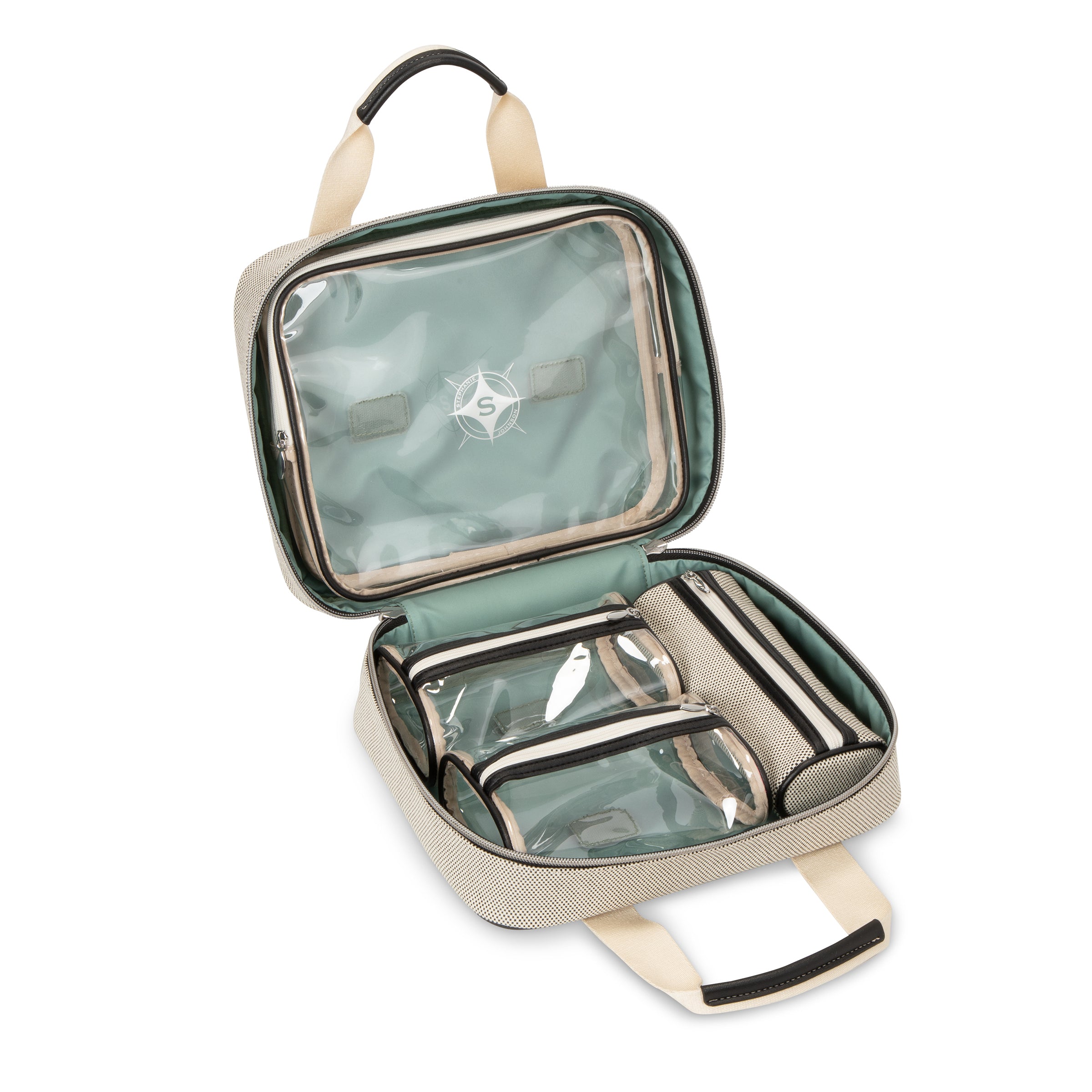 Large Travel Makeup Organizer Bag | Martha Stephanie Johnson